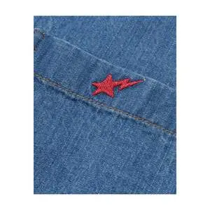 A BATHING APE Ape Head Relaxed Fit Denim Shirts