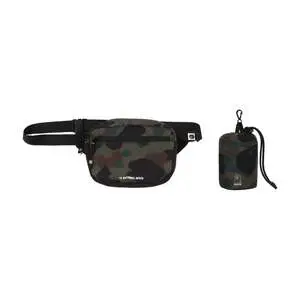 A BATHING APE 1st Camo Packable Waist Bag