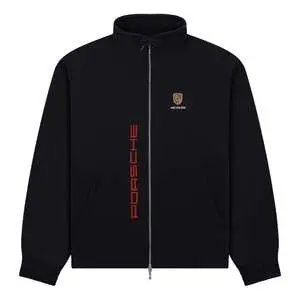 Aimé Leon Dore X Porsche Track Jacket - Jet Black