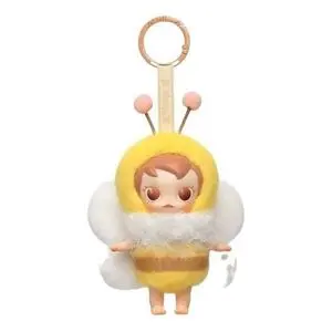 POP MART Baby Molly Buggy Roam Series Vinyl Plush Pendant 'pretty Bubble - Multi-color