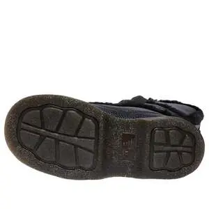 Dr. Martens Buzz Combat Boots With Fur Trim