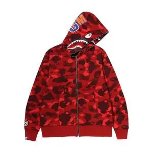A BATHING APE Color Camo Reversible Shark Full Zip Hoodie