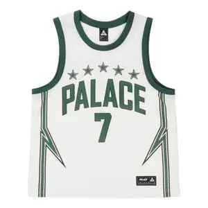 PALACE Lightning Basketball Jersey - White/green