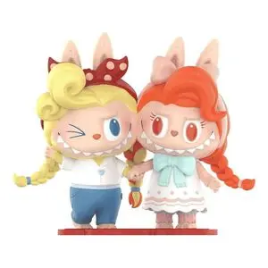 POP MART The Monsters Labubu Hair Salon Series "twinning Looks" Limited Edition Figurine - Multi-color