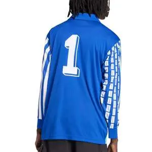 Adidas Archive Loose Goalkeeper Long Sleeve Shirt - Power Blue