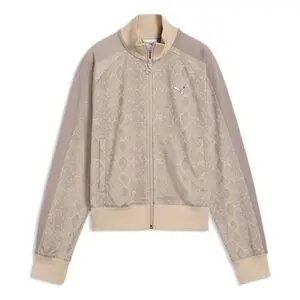 PUMA Snake Pack Printed Short T7 Track Jacket - Mouse Gray