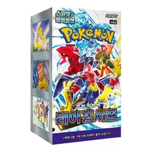 POKEMON Card Kr Scarlet & Violet Enhancement Expansion Pack Raging Surf Box - Multi-color