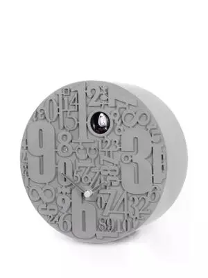 DOMENICONI Metropolis Cuckoo Wall Clock - Grey