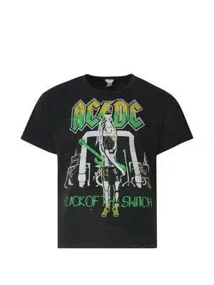 MadeWorn Ac/dc Power Surge Graphic Tee - Black