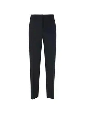 Seventy Pressed-crease Belt-loops Trousers - Blue