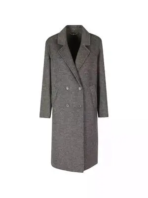 Seventy Double-breasted Notched-lapels Coat - Grey