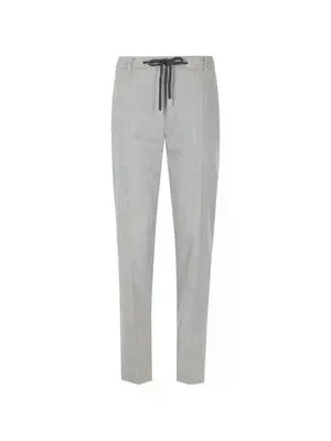 Eleventy Drawstring Waist Tailored Trousers