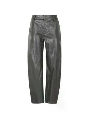 Federica Tosi Crinkled-effect Trousers - Grey