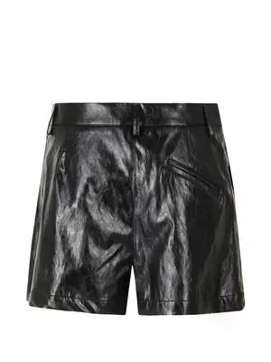 Federica Tosi Crinkled Finish Belt Loops Shorts