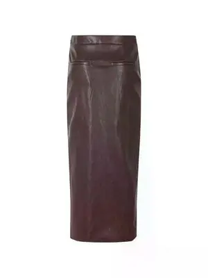 Midi Skirts with Front Slit