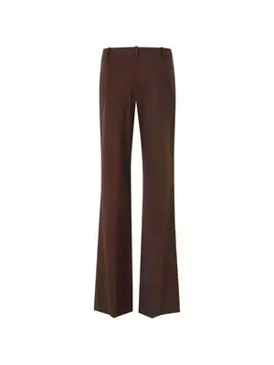 Federica Tosi Pressed-crease Straight-leg Trousers