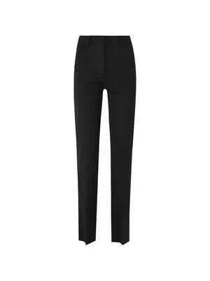 Federica Tosi Belt-loop Tailored Trousers - Black