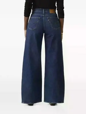 LEVI'S 728 High-rise Wide-leg Jeans - Blue
