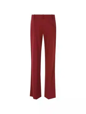 Federica Tosi Pleated-detail Tailored Trousers - Red
