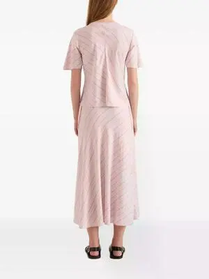 Proenza Schouler White Label Tasha Pinstripe-print Blouse
