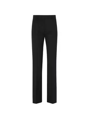 Seventy Pressed-crease Belt-loops Trousers - Black