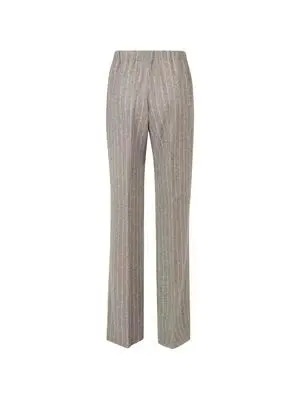 Seventy Pinstripe Pattern Straight-leg Trousers