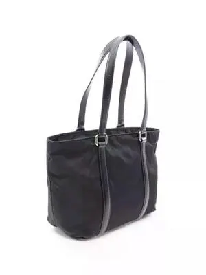 Prada 2010s Triangle-plate Tote Bag