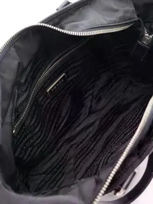 Prada 2010s Triangle-plate Tote Bag