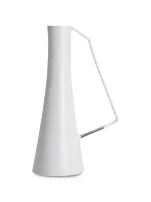 DOMENICONI Geometric Side-handle Jug Vase - White
