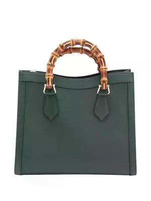 Gucci 2016-2026 Medium Calfskin Bamboo Diana Satchel