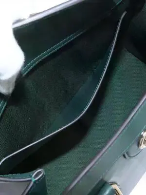 Gucci 2016-2026 Medium Calfskin Bamboo Diana Satchel
