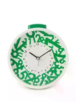 DOMENICONI Circular-shape Table Clock - White