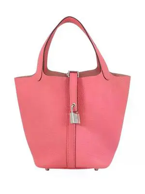 Hermès 2025 Clemence Picotin Lock 18 Handbag - Pink