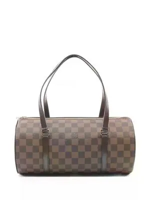 LOUIS VUITTON 2007 Papillon Damier Ebene Shoulder Bag