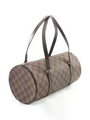 LOUIS VUITTON 2007 Papillon Damier Ebene Shoulder Bag