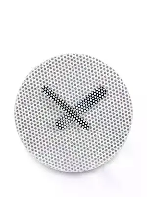 DOMENICONI Oraora Perforated Wall Clock - White