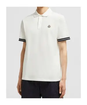 Moncler Logo Piquet Polo Shirt