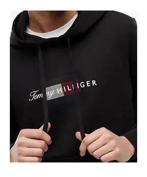 Tommy Hilfiger Logo-print Drawstring Hoodie