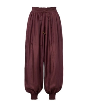 Zimmermann Aster Silk Habotai Balloon Pants - Red