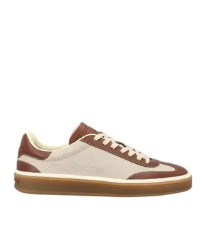Loro Piana Panelled Low-top Sneakers - Brown