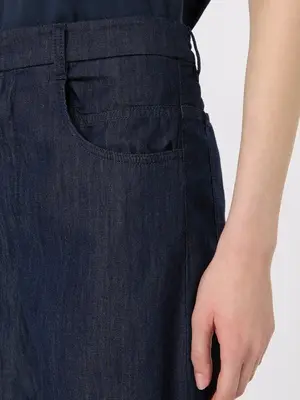 Max Mara Cotton Denim Barrel-leg Trousers