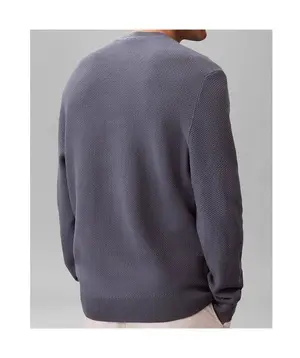 Calvin Klein Waffle-knit Logo-embroidered Sweater