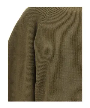 KAOS Ribbed Balloon-sleeve Sweater