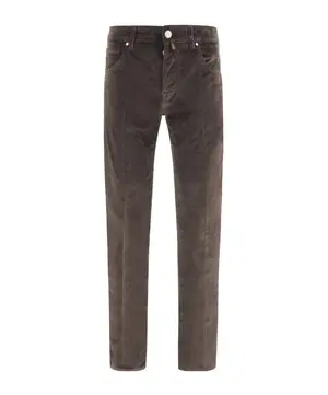 Jacob Cohen Slim Corduroy Pants - Brown