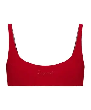 Dsquared2 Backless Bikini Top - Red
