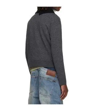Andersson Bell Layered Collar Cardigan