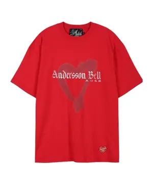 Andersson Bell Heart-shaped T-shirt - Red