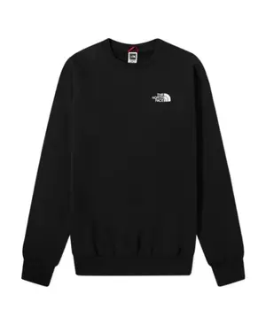 The North Face Logo Crewneck Sweatshirt - Black
