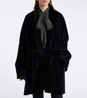 Nour Hammour Raquel Shearling Coat