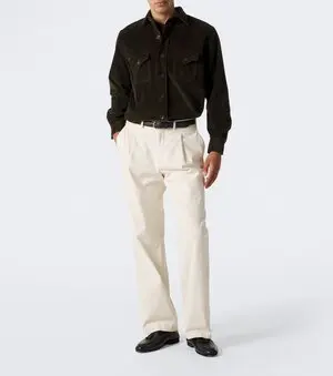 Rubinacci Cotton Corduroy Overshirt